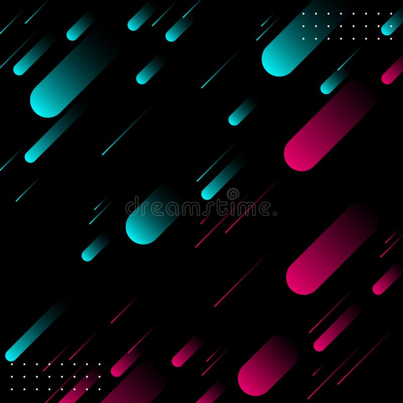 Futuristic Blue Red Gradient Vector Black Background Contrast Color ...