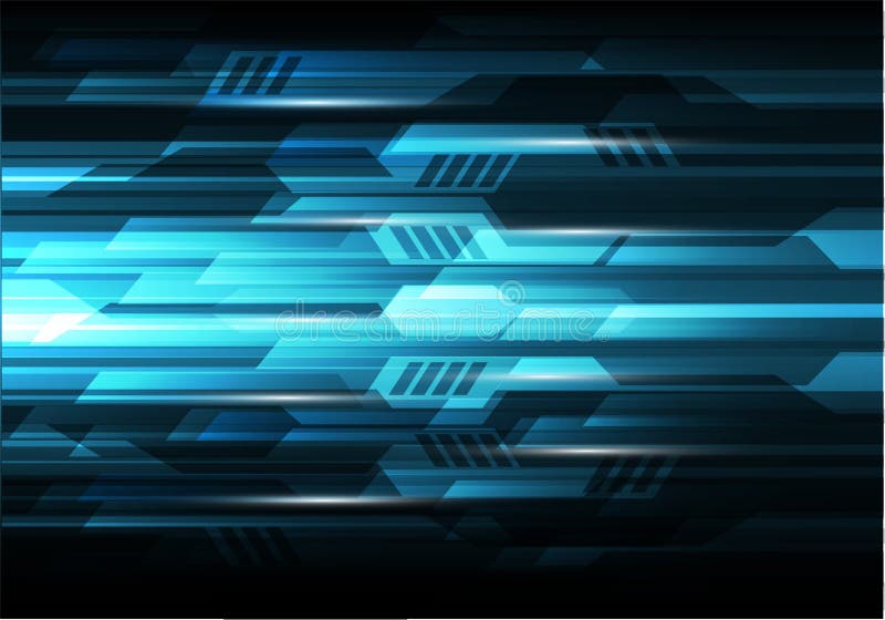 Futuristic Blue Technology Design Modern Background Vector. Stock ...