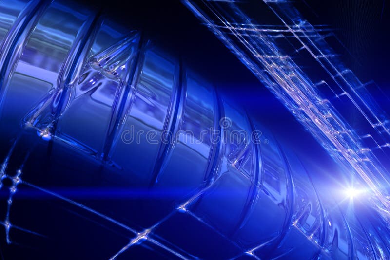 Futuristic blue stock illustration. Illustration of blue - 36927371