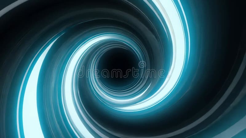 Futuristic Blue Vortex with Glowing Swirls for Digital Art and Design ...