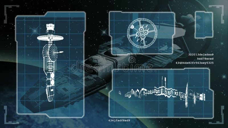 Futuristic Blueprint Visualization of a Helicopter, Showcasing Detailed ...