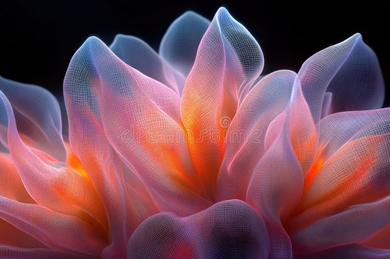 Futuristic Botany Fuses Abstract Floral Patterns with Pixel Grids ...