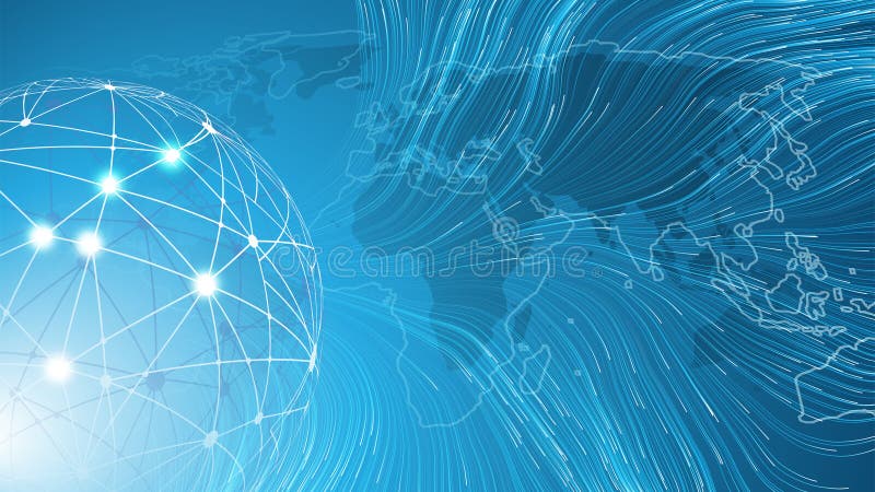 Futuristic Bright Global Technology, Networking and Cloud Computing ...