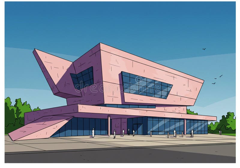 Large Elongated Building Stock Illustrations – 101 Large Elongated ...