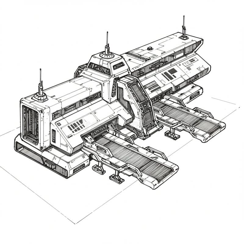 Large Rectangular Structure Stock Illustrations – 2,059 Large ...
