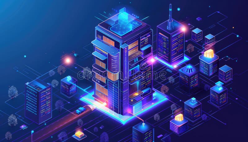 A Futuristic Building with a Lot of Technology on it by AI Generated ...