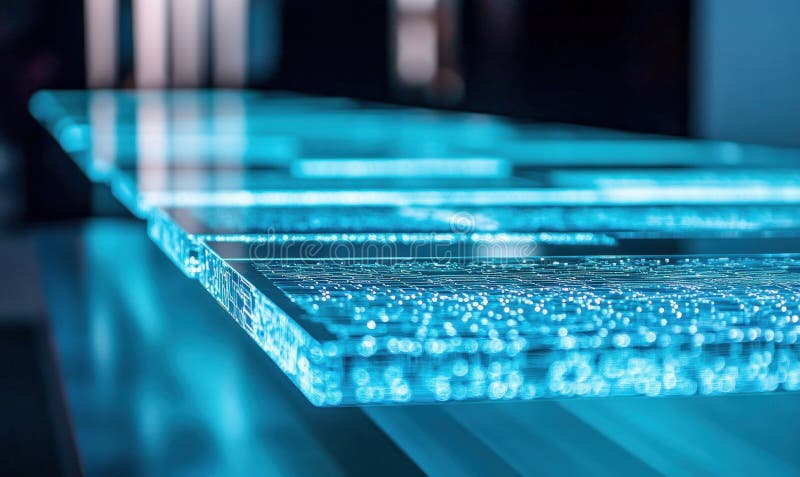 Futuristic Building Materials with Integrated Smart Circuits Stock ...