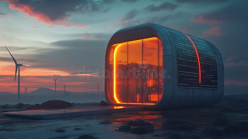 Futuristic Design of Integrated Battery Cell Facility Stock ...