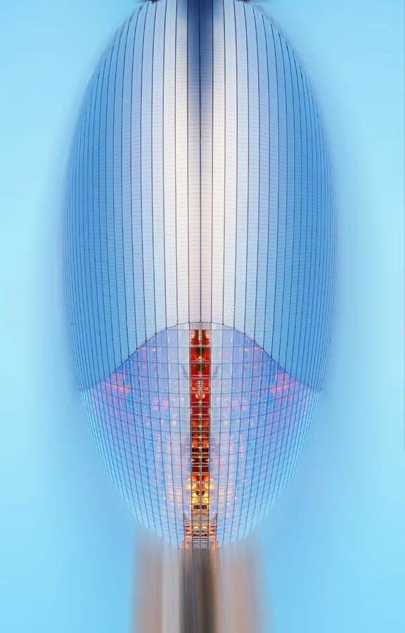 Futuristic Building, Space Ship Launch Editorial Stock Image - Image of ...