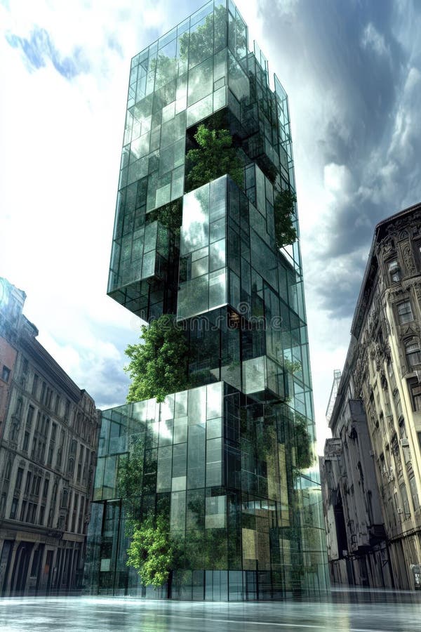 Innovative Architectural Design Blending Nature and Technology for ...