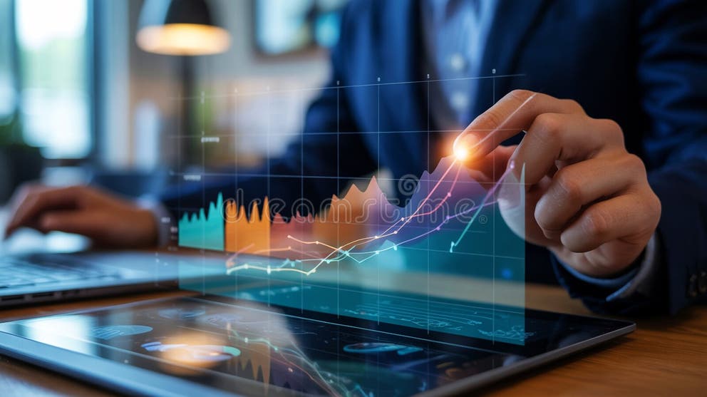 Futuristic Business Analytics Interactive Data Visualization and AI ...