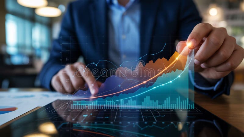 Futuristic Business Analytics Interactive Data Visualization and AI ...