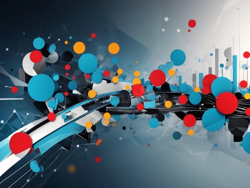 Futuristic Business Blueprint: Abstract Development Perspectives Stock ...