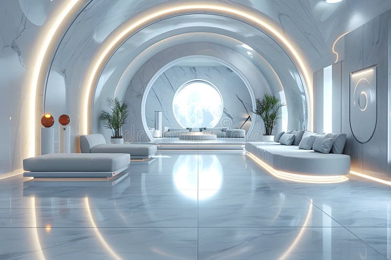 Futuristic Business Scene: Expansive Canvas and Advanced Technology ... Futuristic Business Scene: Expansive Canvas and Advanced Technology ...