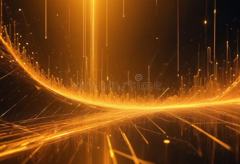 Futuristic Business Solutions Background with Interconnected Digital ...