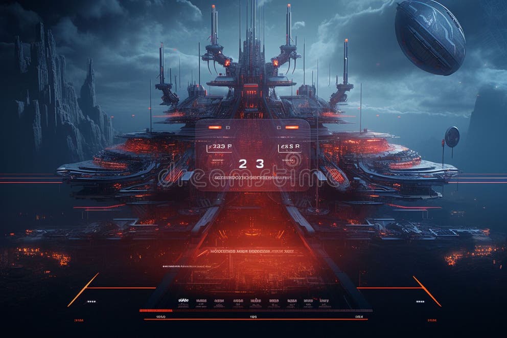 Futuristic 2024 Calendar Concepts Integrating Stock Illustration ...