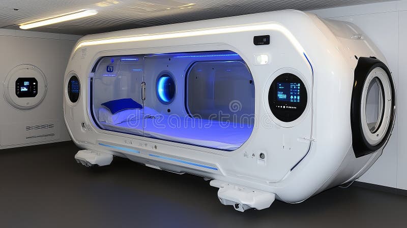 Futuristic Capsule Hotel with Sci-fi Aesthetic and High-tech Amenities ...