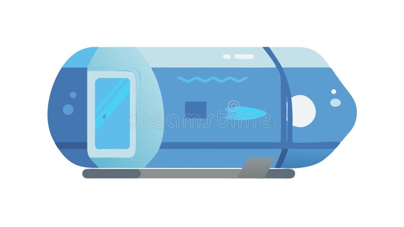 Futuristic Capsule Transport for Advanced Mobility, Vector Design ...