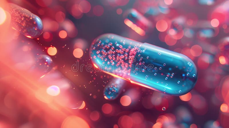 Futuristic Capsule Unleashing Precision Medicine Technology Stock Image ...