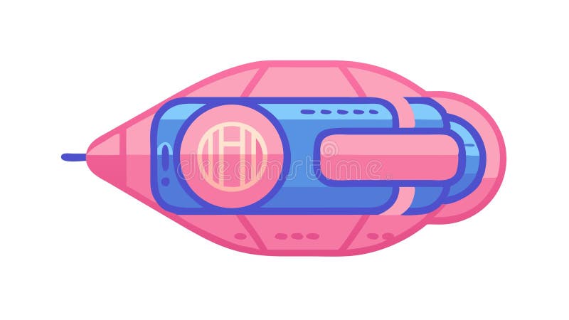 Futuristic Capsule Vehicle, Sleek Design, Future Transit, Vector Design ...