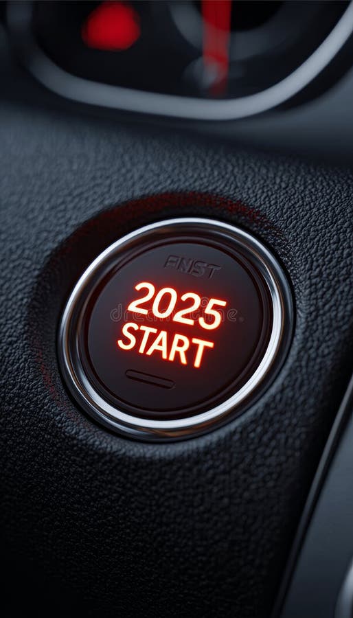 Car Engine Start Stop Button. Starting and Stopping Switch for Motor ...