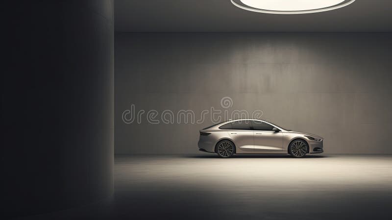Elegant Minimalist Tesla Model S Concept Electric Car Presentation ...