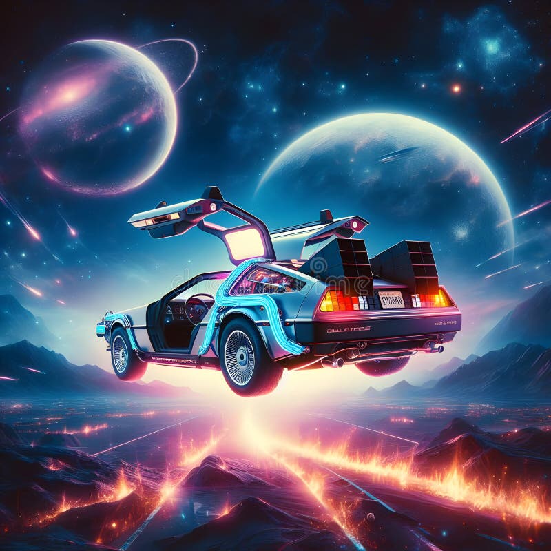 Galactic Escape stock illustration. Illustration of cityscape - 303816816