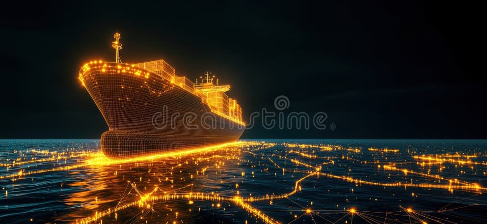 518 Glowing Cargo Ship Stock Photos - Free & Royalty-Free Stock Photos ...