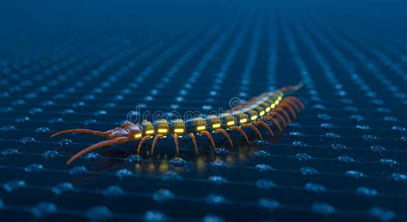 Futuristic Centipede Robot Crawling on a Technological Surface: a ...