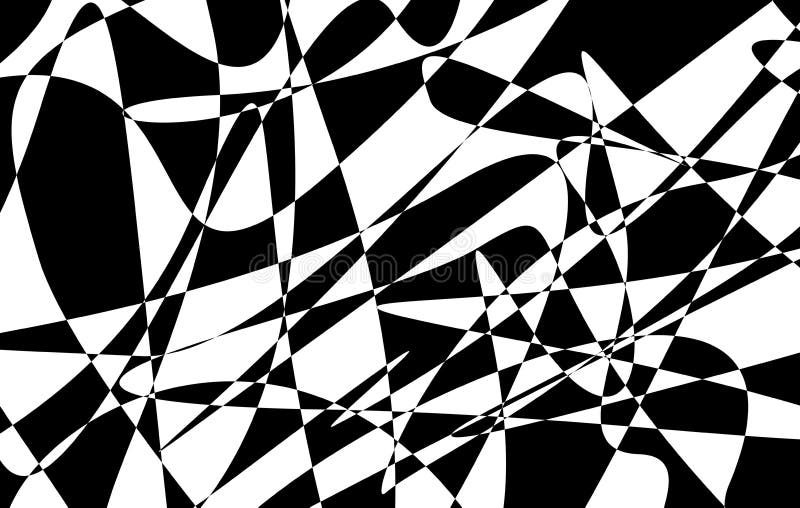 Futuristic Chaotic Shapes and Lines of Lime Green and Lemon Yellow ...