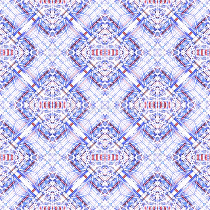 Futuristic Check Seamless Pattern Stock Illustration - Illustration of ...