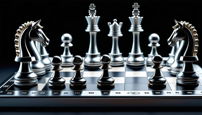 Futuristic Chess Interface stock photo. Image of modern - 314255012