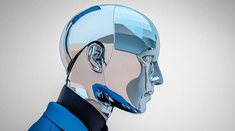 Sleek Silver Robot Profile Stock Photos - Free & Royalty-Free Stock ...