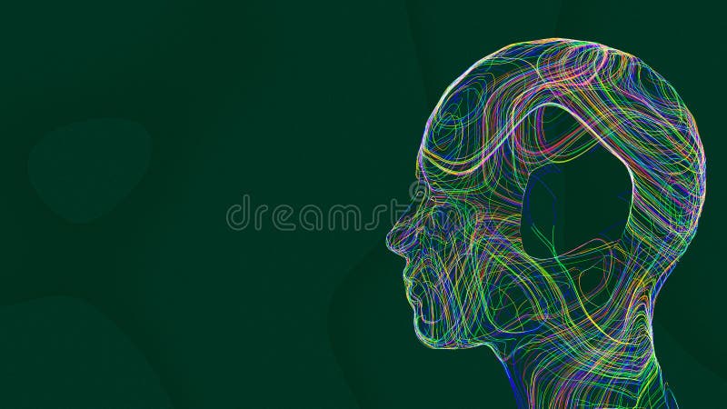 Futuristic Cinematic Trailer Title Background Stock Illustration ...