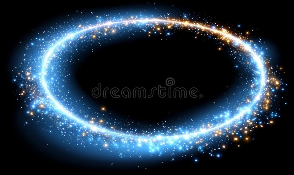 A Futuristic Circle, a Radiant Technology Frame, and a Sci-fi Frame in ...