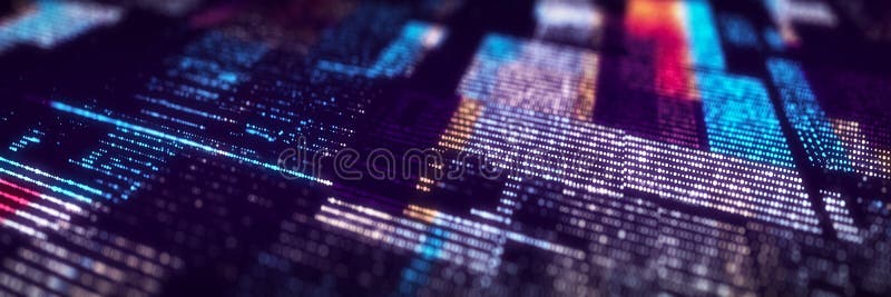 Futuristic Circuit Board Concept. Progressive it Technologies. Digital ...