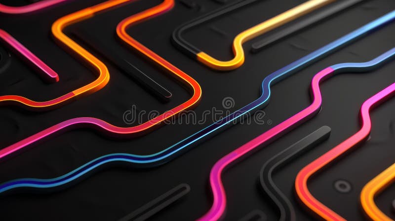 Futuristic Circuit Board Design that Showcases Advanced Processing ...