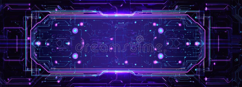 Futuristic Circuit Board with Electronic Details Background Stock ...