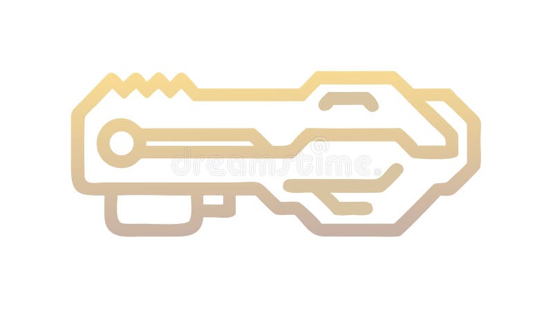 Futuristic Circuit Key Icon, Representing Digital Access , Vector Design Generative AI Stock ...