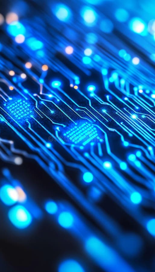 Futuristic Circuitry Cybersecurity, Biometrics, and Data Protection in ...