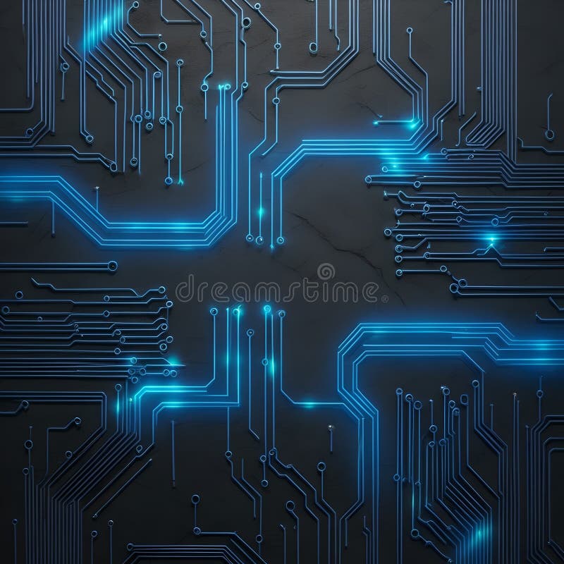 Futuristic Circuitry stock illustration. Illustration of circuit ...