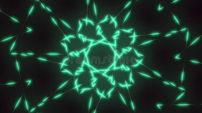 Glowing Green Line Pattern Futuristic and High-tech Circle Design Stock ...
