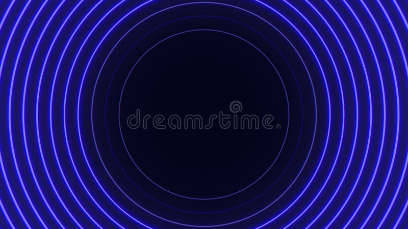 Futuristic Circular Pattern Overlapping Blue Lines in a Circular ...