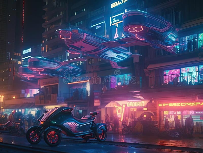 Hoverbikes Stock Illustrations – 11 Hoverbikes Stock Illustrations ...