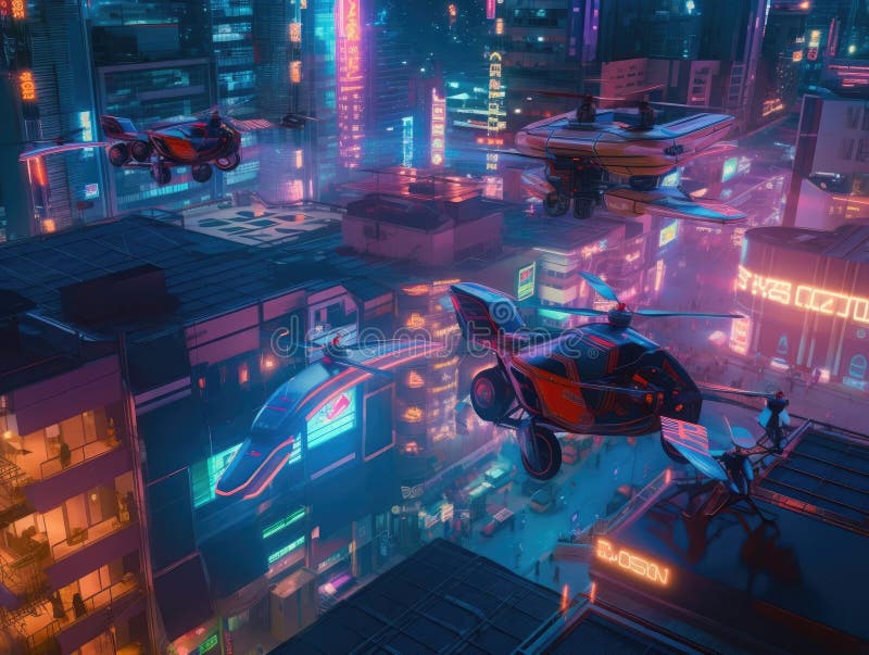 Hoverbikes Stock Illustrations – 11 Hoverbikes Stock Illustrations ...