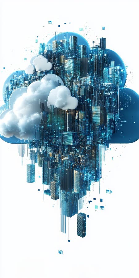 Futuristic City in a Cloud: Conceptual Urban Architecture and Digital ...