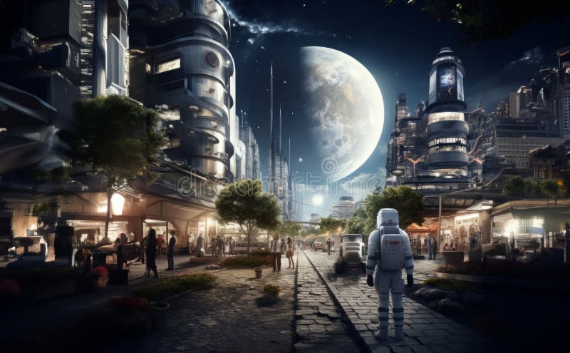 A Futuristic City on Mars is a Testament To Human Ingenuity and ...