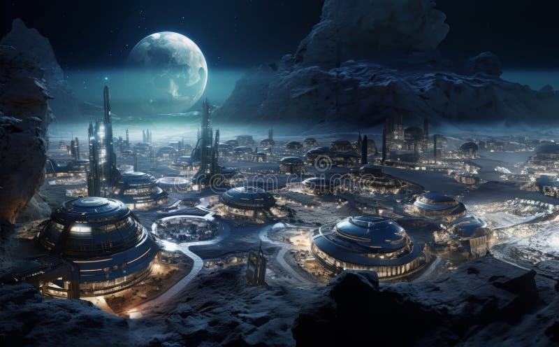 A Futuristic City on Mars is a Testament To Human Ingenuity and ...