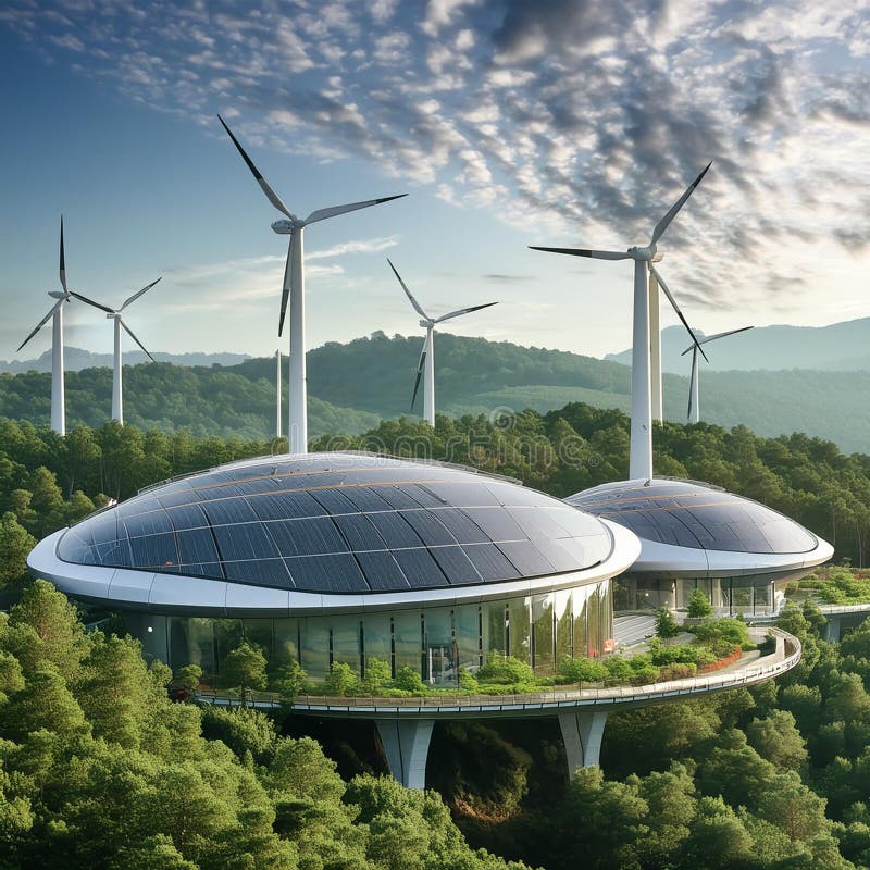 A Futuristic City Powered Entirely by Renewable Energy Sources ...