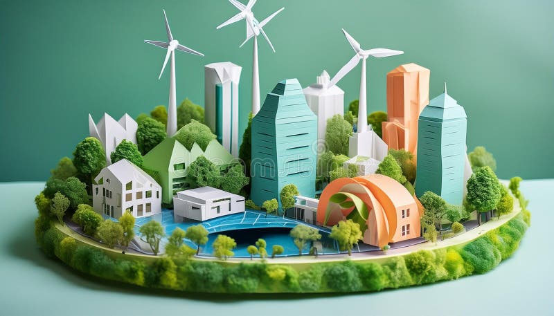 A Futuristic City Powered Entirely by Renewable Energy Sources ...